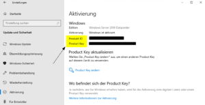 Produkt-ID vs. Produktschlüssel in Windows - Thomas knoefel