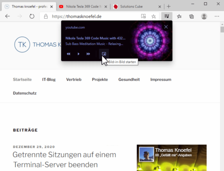Aktivieren Sie Global Media Controls in Microsoft Edge (Chromium ...